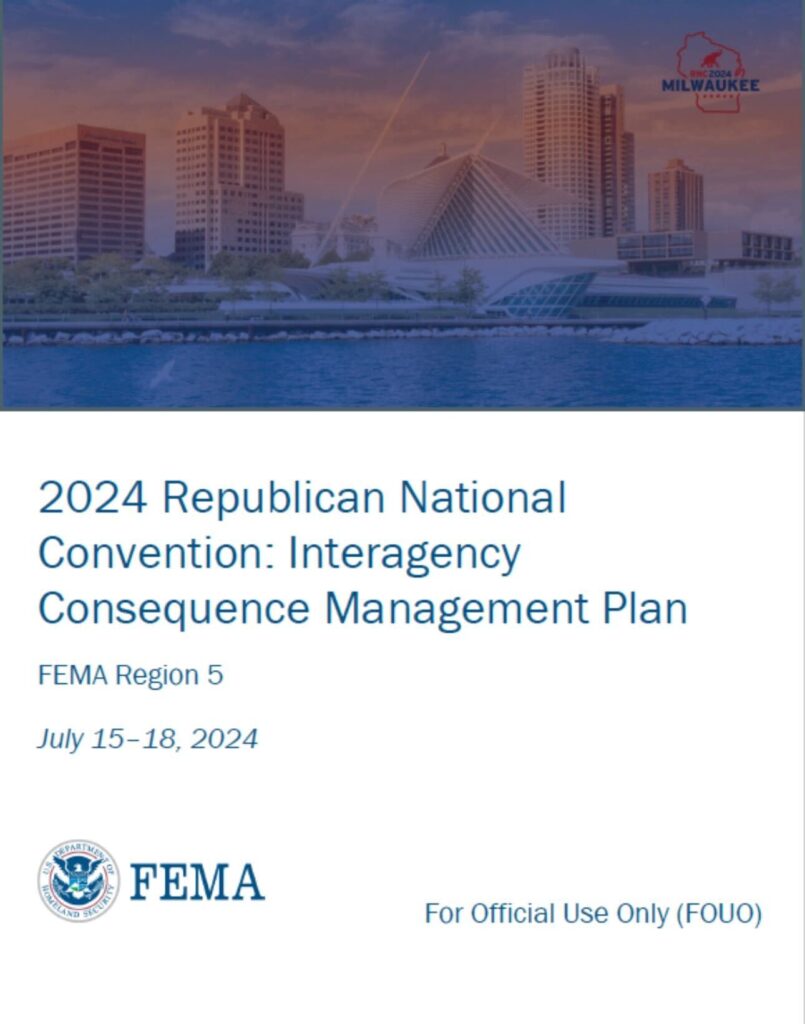 FEMA Region V: Consequence Management Support Plans for the 2024 ...